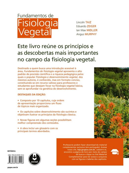 Livro Fundamentos de Fisiologia Vegetal